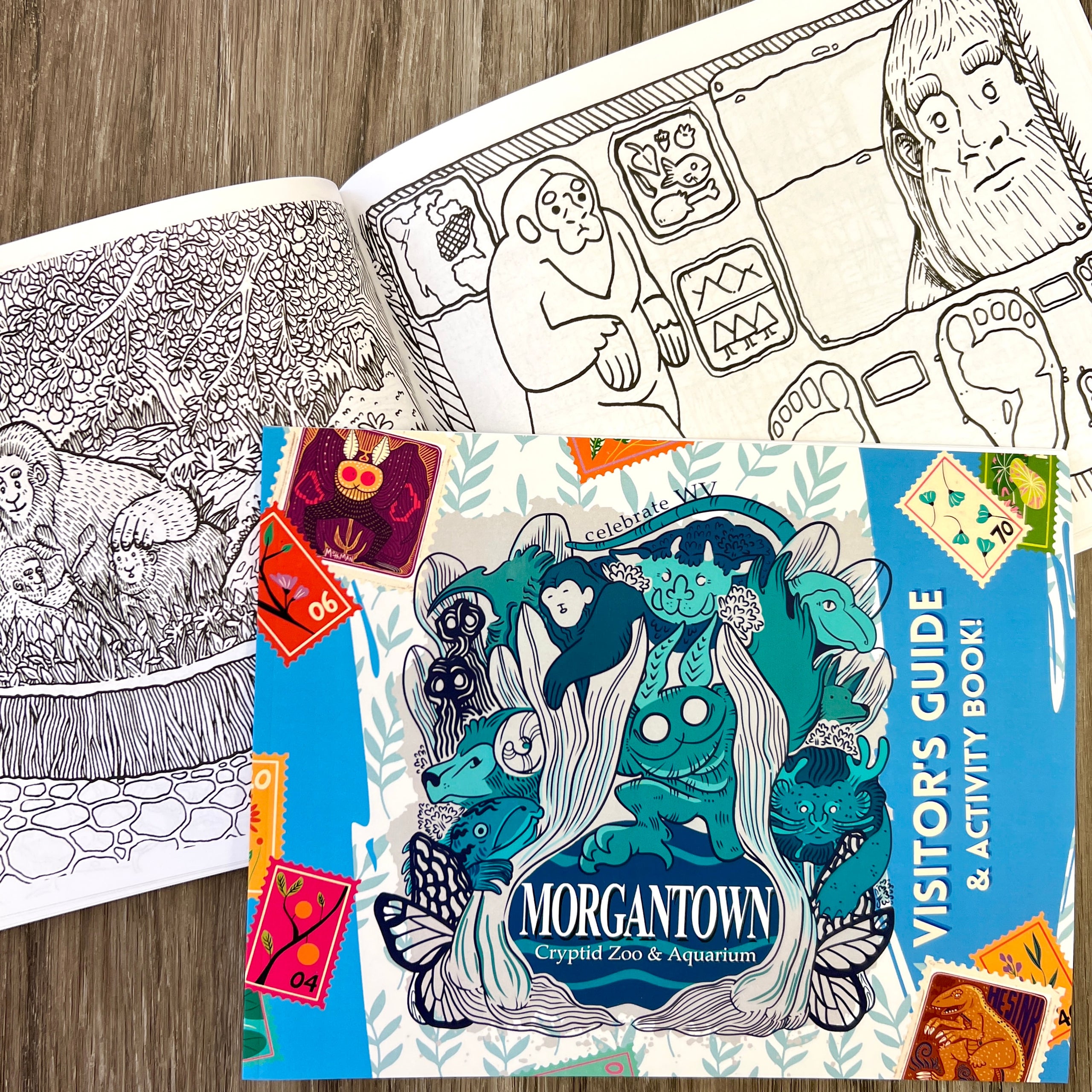 Ballyraven Morgantown Cryptid Zoo & Aquarium Activity Book | Hoot and Howl